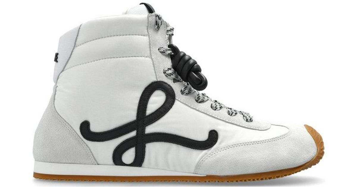 Loewe Ballet Runner 2.0 High Top Sneakers in White | Lyst