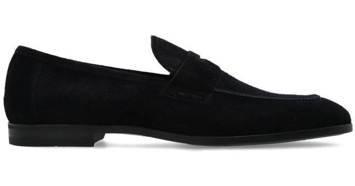 Tom Ford Sean Round-Toe Loafers in Black for Men | Lyst