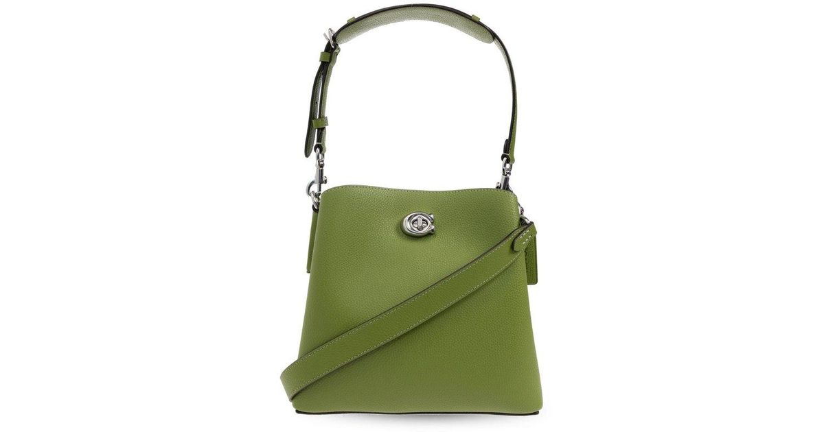 COACH Shoulder Bag 'Willow' in Green | Lyst