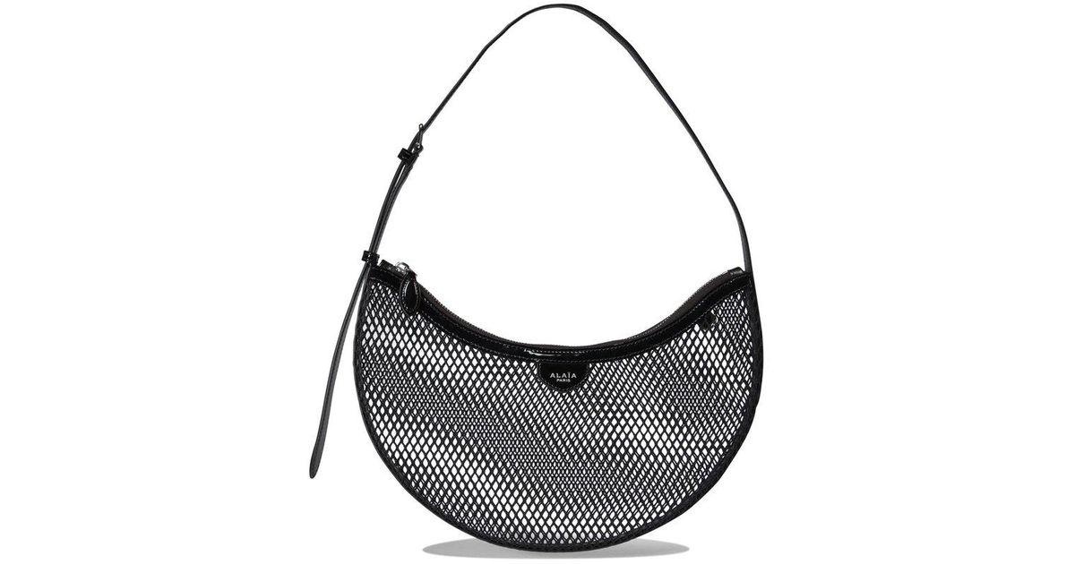 Alaïa "Demi Lune One Piece" Shoulder Bag in Grey | Lyst UK