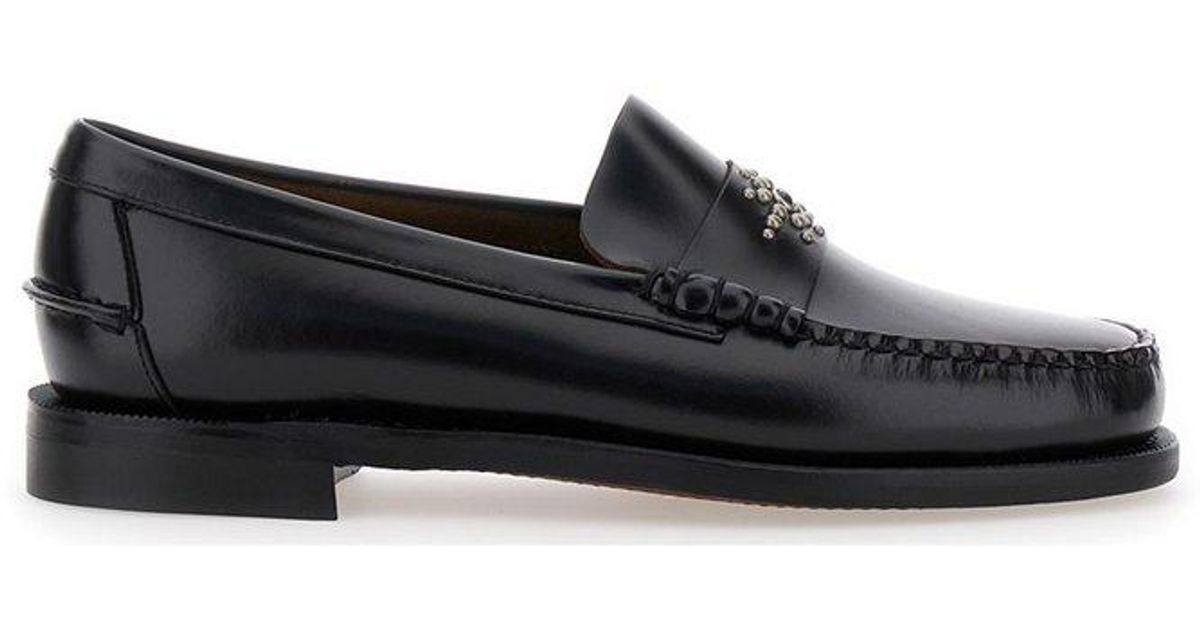 Sebago Dan Slip-On Loafers in Black for Men | Lyst