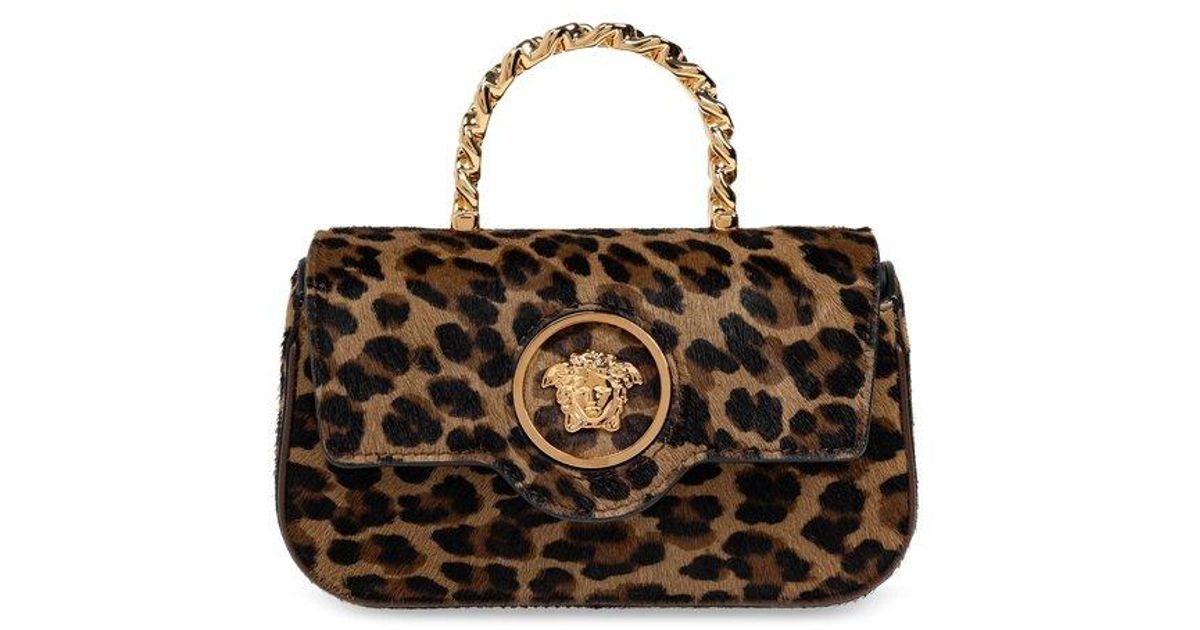 Versace Handbag in Brown | Lyst