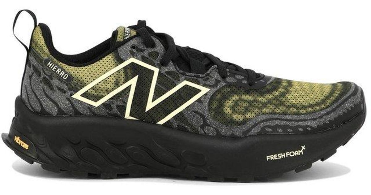 New Balance Fresh Foam X Hierro V8 Low-Top Sneakers in Black for Men | Lyst