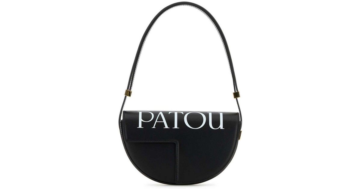 Patou Le Petit Shoulder Bag in Black | Lyst