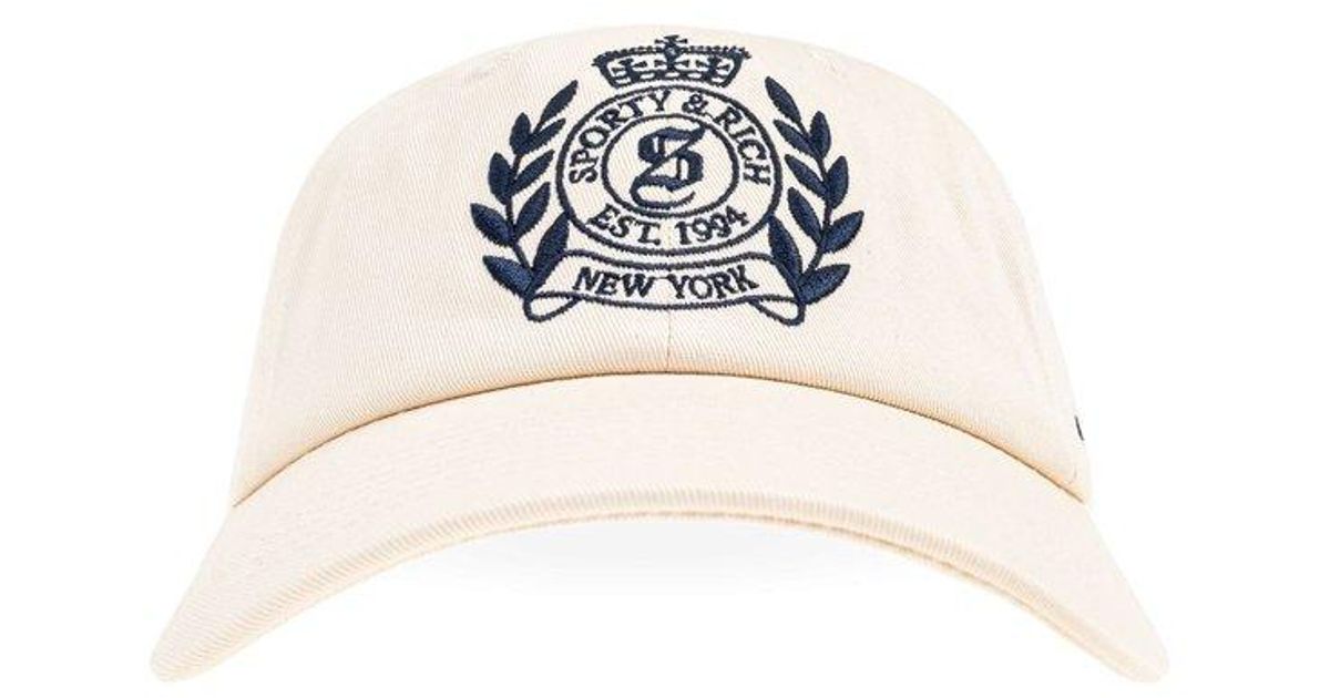 Sporty & Rich Cap From The Preppy Collection in White | Lyst UK