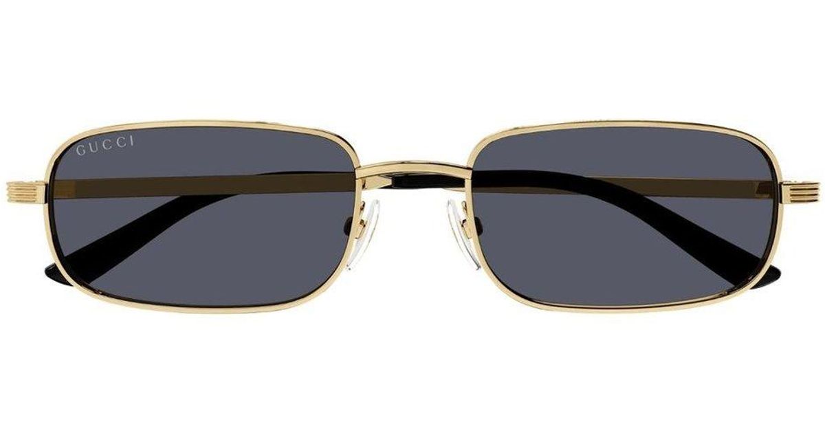Gucci Rectangular Frame Sunglasses for Men | Lyst