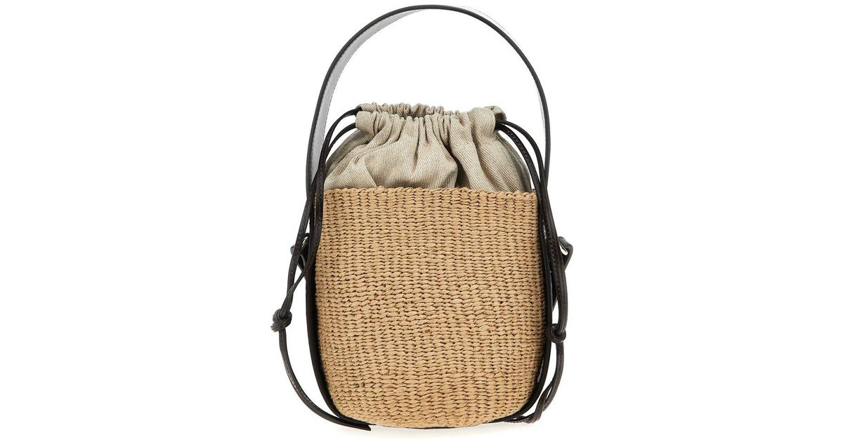 Chloé Small Woody Basket Bag in Brown | Lyst
