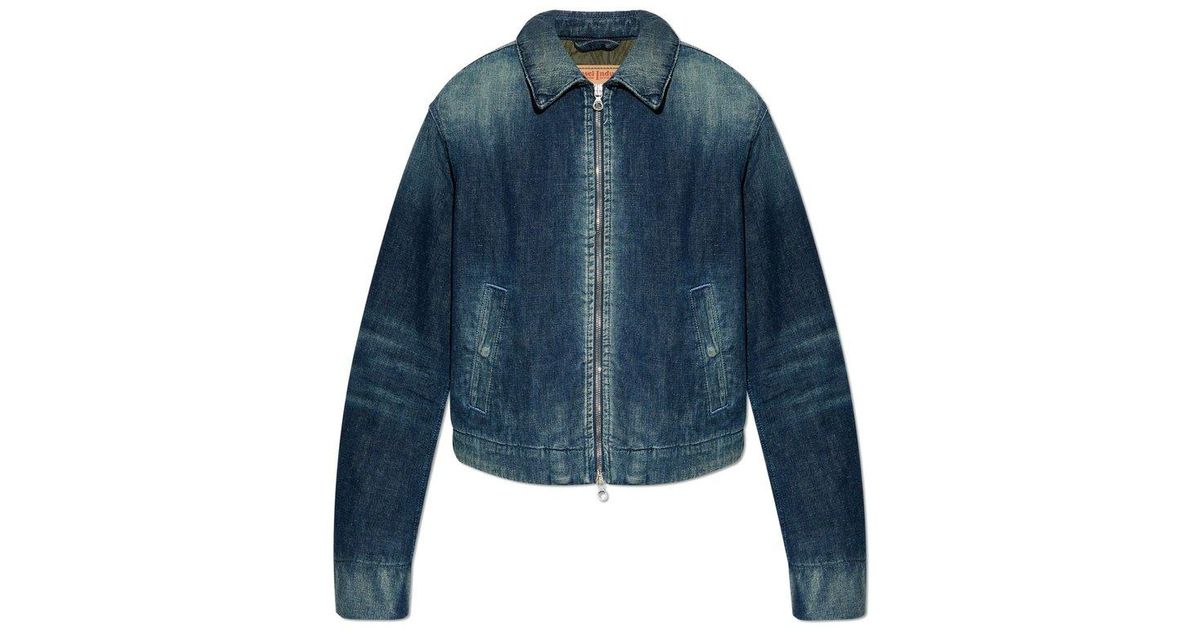 DIESEL Denim Jacket De-Nova, ' in Blue | Lyst UK