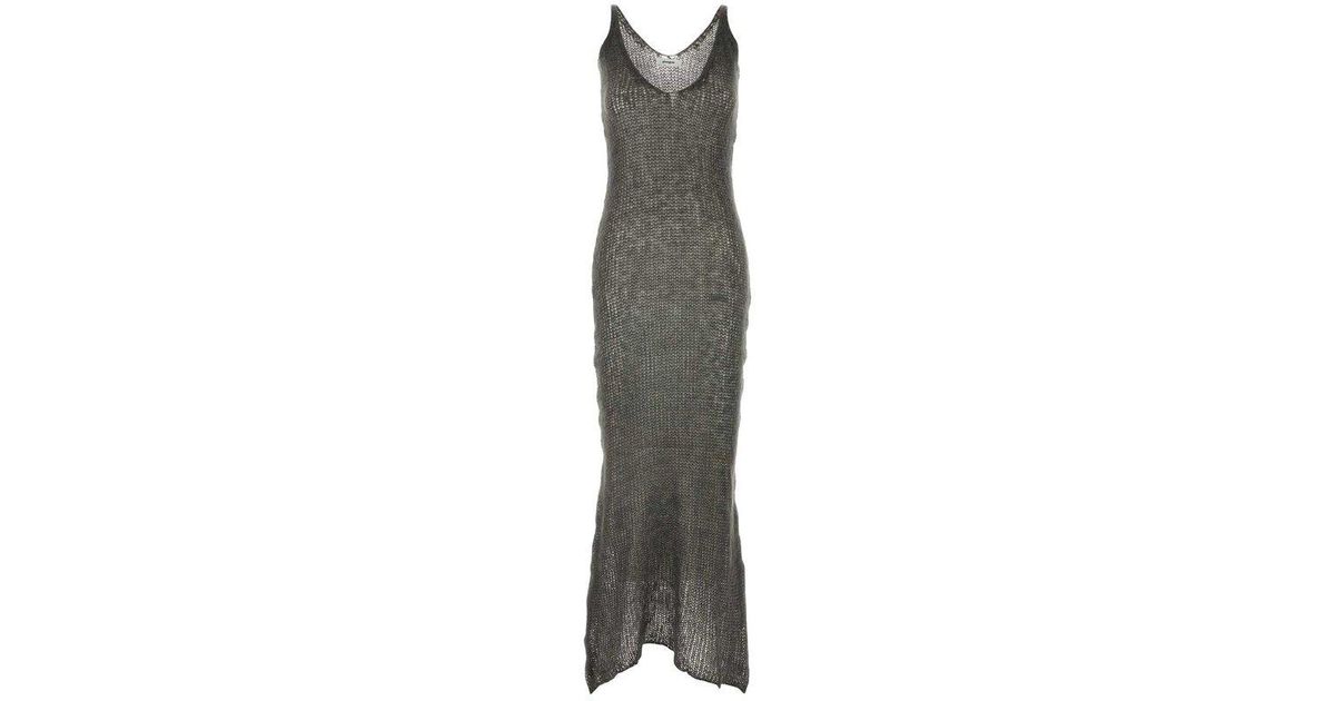 GIMAGUAS Ana Maxi Dress in Gray | Lyst