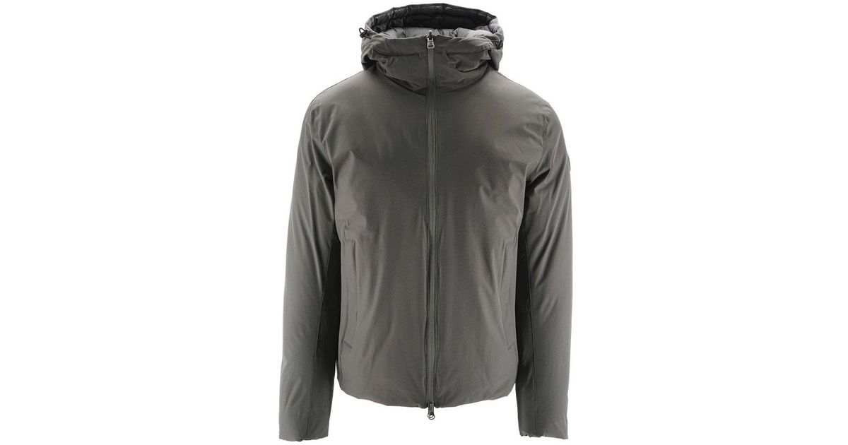 Colmar Zip-Up Reversible Hooded Puffer Jacket in Gray for Men | Lyst