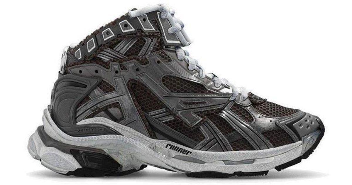 Balenciaga Runner High-top Sneakers in Black for Men | Lyst