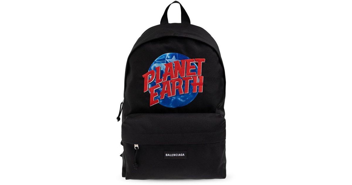 Balenciaga Explorer Zipped Backpack in Red for Men | Lyst