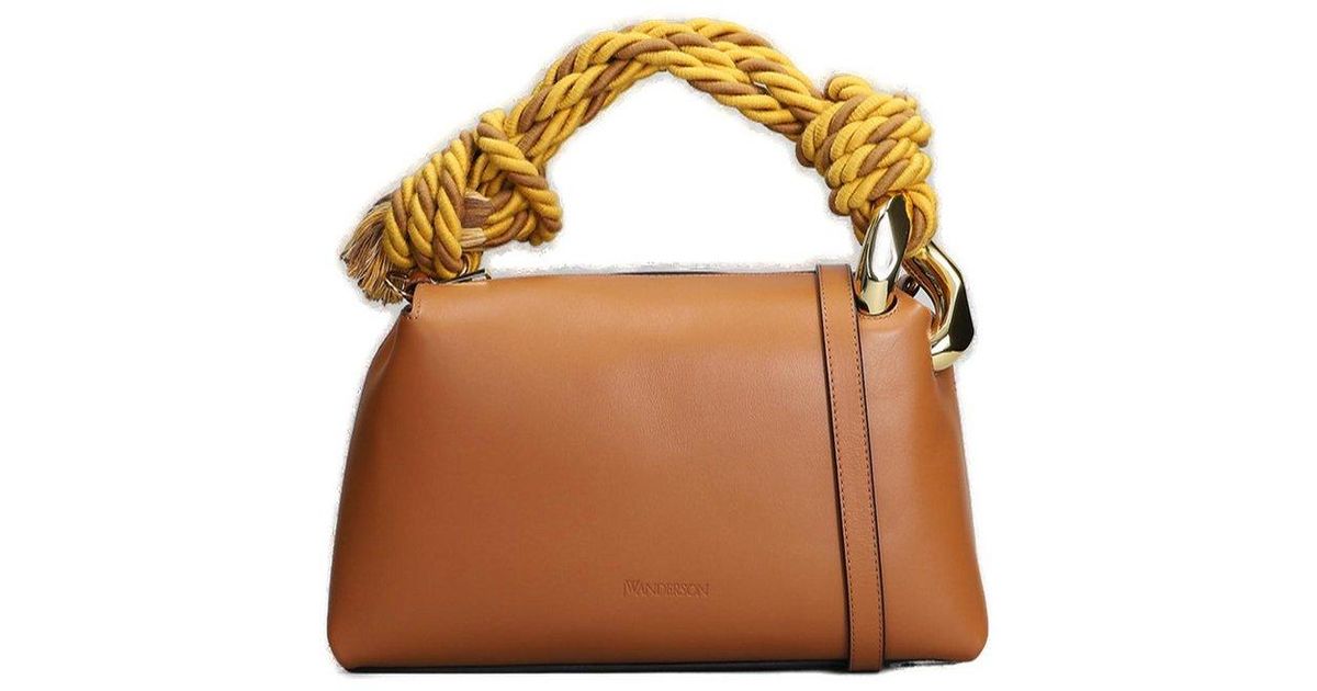 JW Anderson Jwa Corner Top Handle Bag in Brown | Lyst