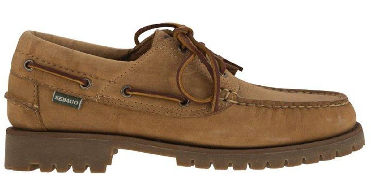 Sebago Acadia Lace-Up Shoes in Brown for Men | Lyst