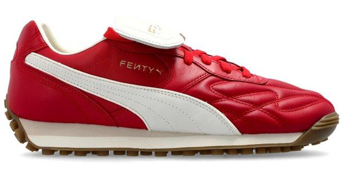 PUMA X Fenty Avanti Logo Tape Sneakers in Red | Lyst