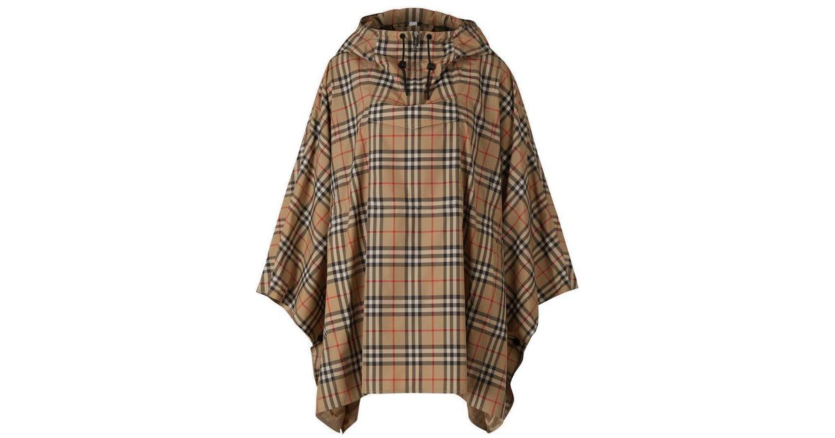 Burberry Layer Motif Checks in Natural | Lyst UK