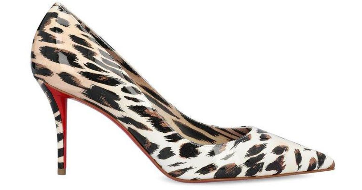 Christian Louboutin Miss Z Pointed Toe Pumps in Metallic | Lyst
