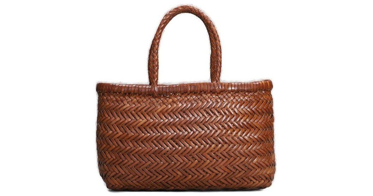 Dragon Diffusion Flat Gora Mini Tote Bag in Brown | Lyst