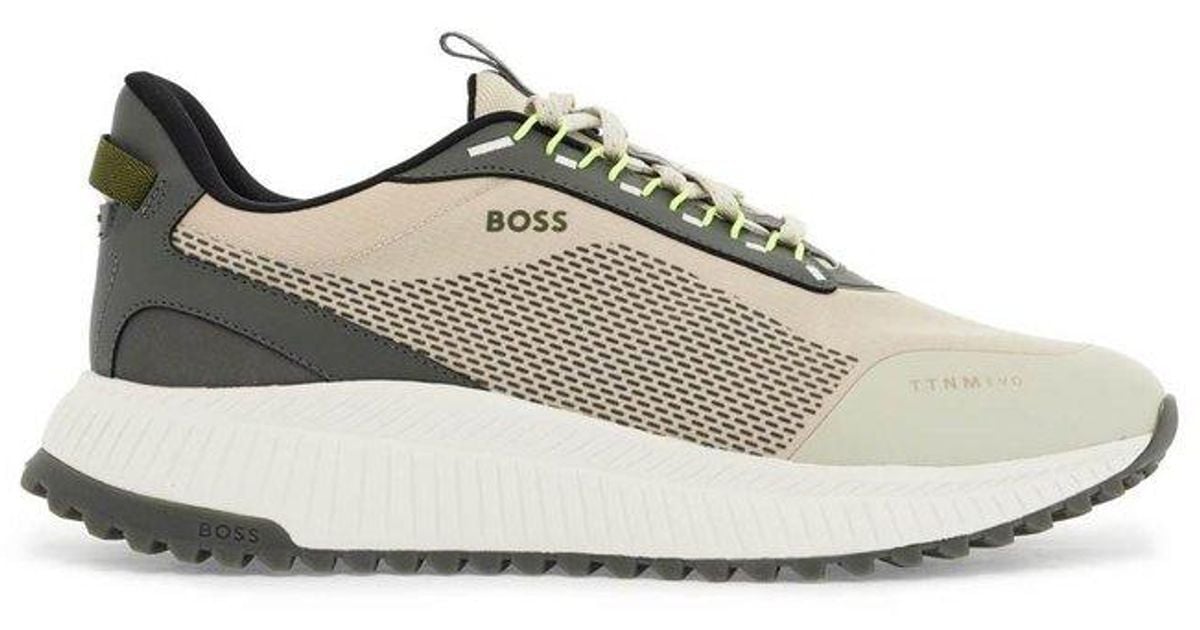 BOSS Ttnm Evo Gore-Tex Trainers in White for Men | Lyst