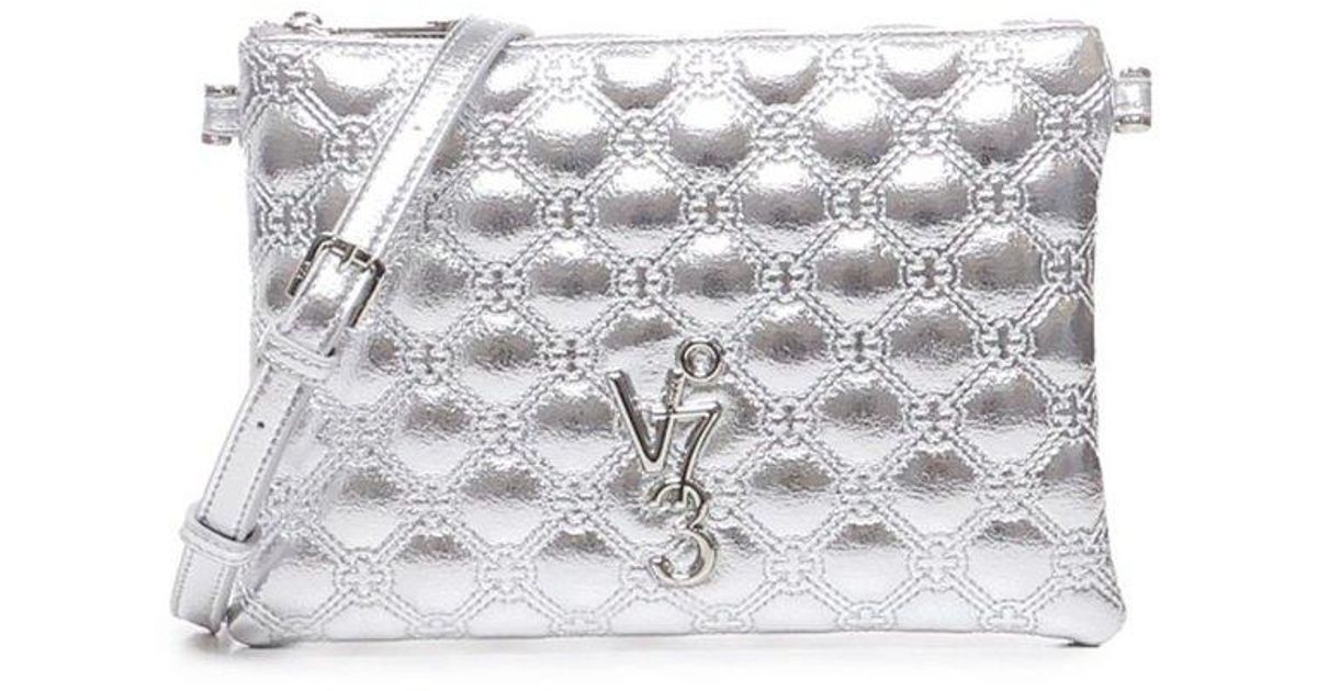 V73 Eva Logo Plaque Crossbosy Bag in Gray | Lyst
