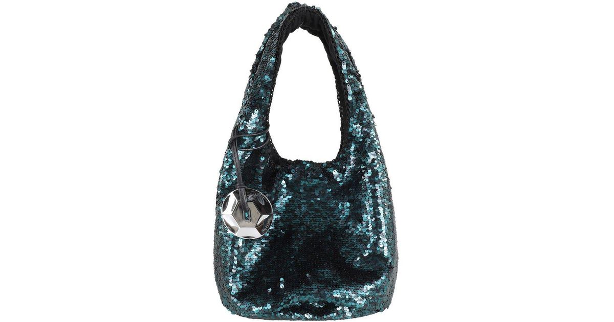 JW Anderson Sequin Embellished Small Tote Bag in Green | Lyst