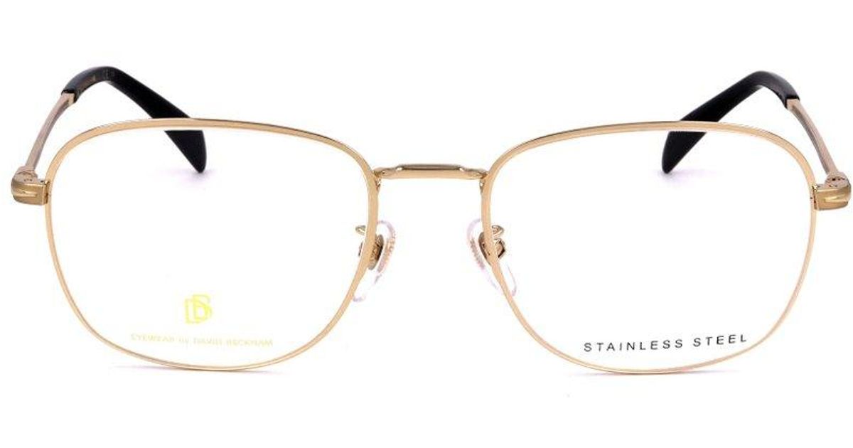 David Beckham Square Frame Full Rim Optical Glasses in Black for Men ...