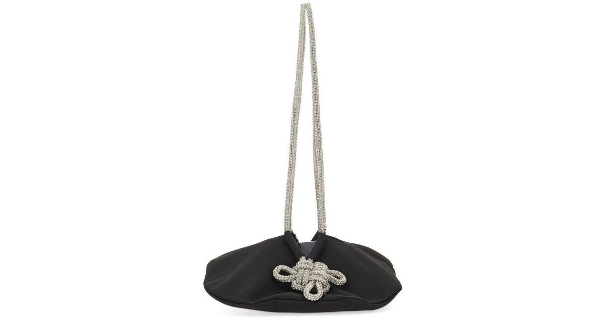 Kara Cosmic Ufo Shoulder Bag in Black | Lyst