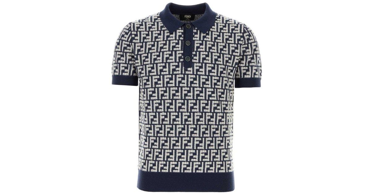 Fendi Polo Shirts in Black for Men | Lyst UK