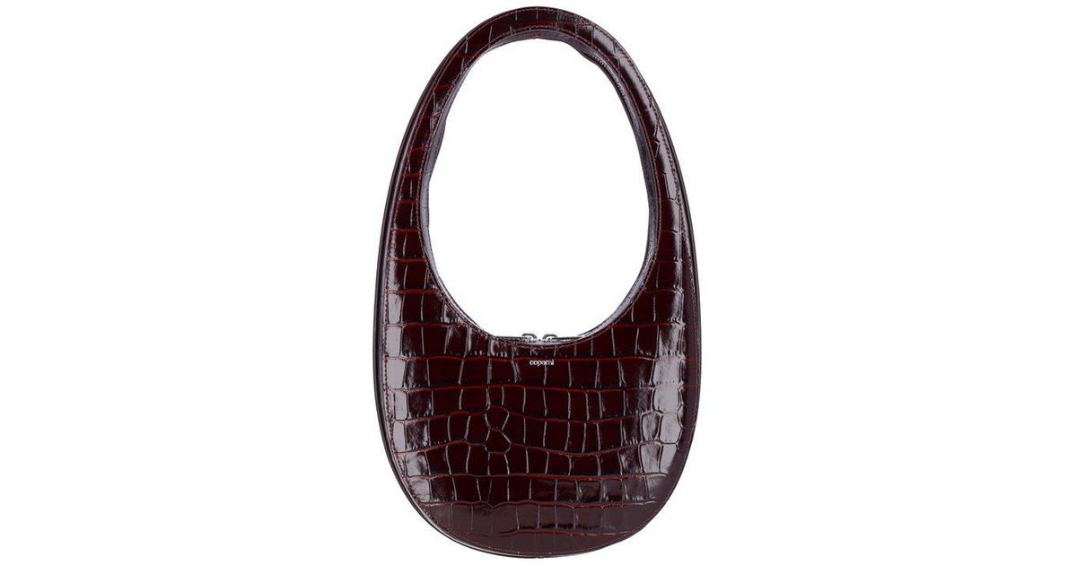 Coperni Logo Printed Embossed Swipe Bag in Brown | Lyst