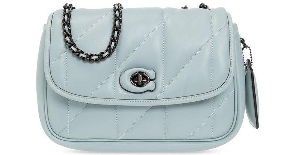 COACH 'madison Pillow' Shoulder Bag in Blue | Lyst