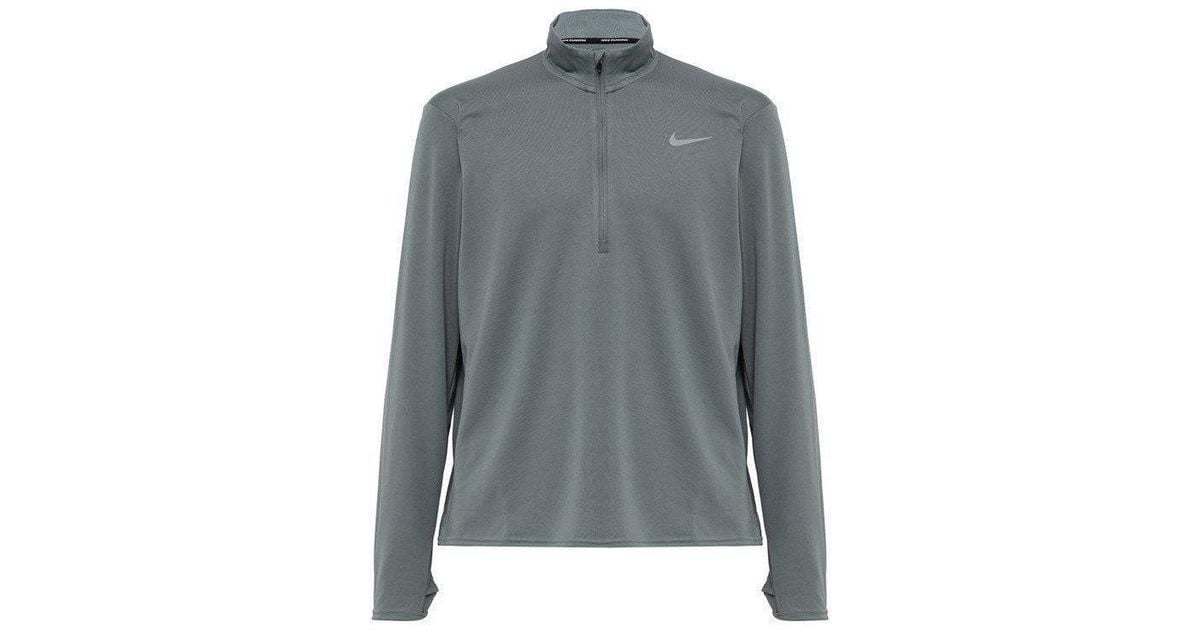 Nike Pacer Dri-fit Half-zip Running Top in Gray for Men | Lyst