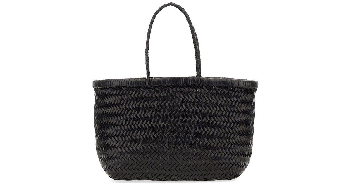 Dragon Diffusion Bamboo Triple Jump Mini Tote Bag in Black | Lyst