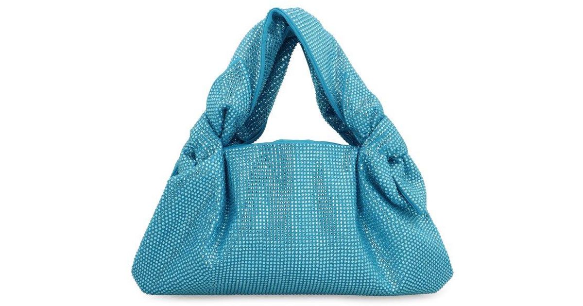 GIUSEPPE DI MORABITO Strass Embellished Shoulder Bag in Blue | Lyst UK