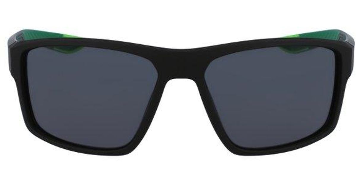 Nike Brazen Fury Square Frame Sunglasses in Grey | Lyst UK