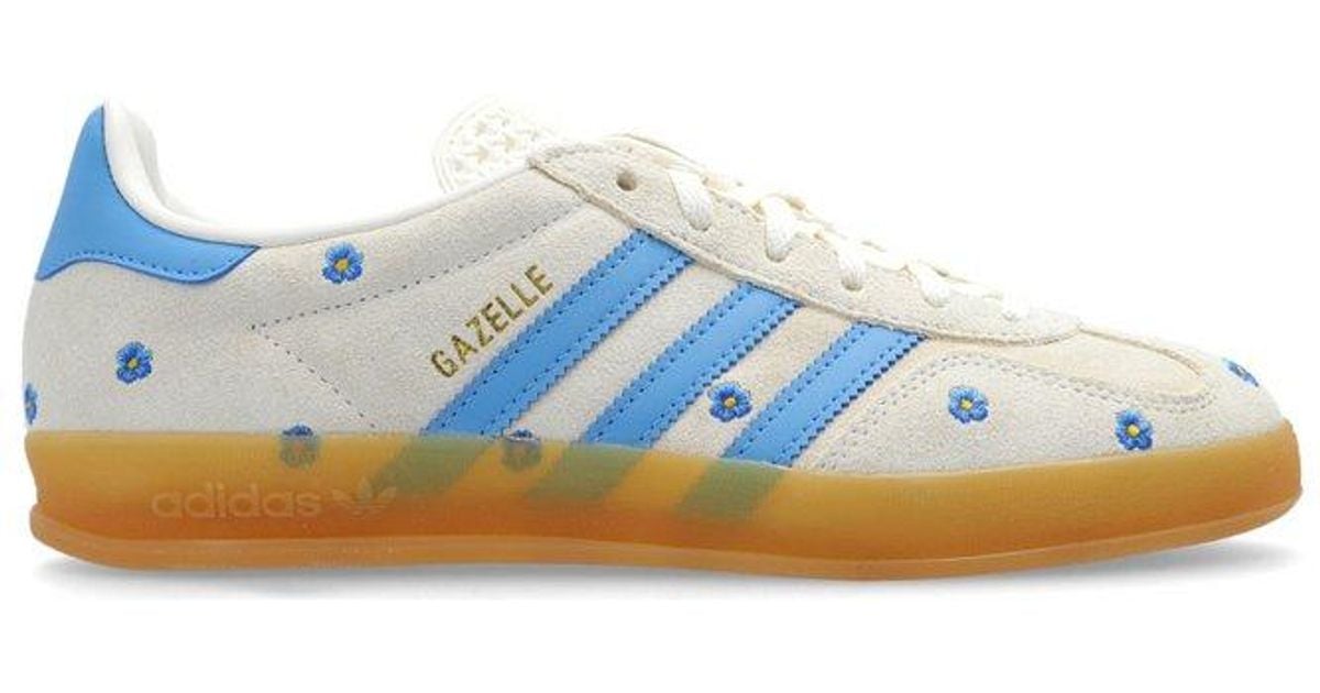 adidas Originals Gazelle Indoor Sport Shoes in Blue | Lyst UK