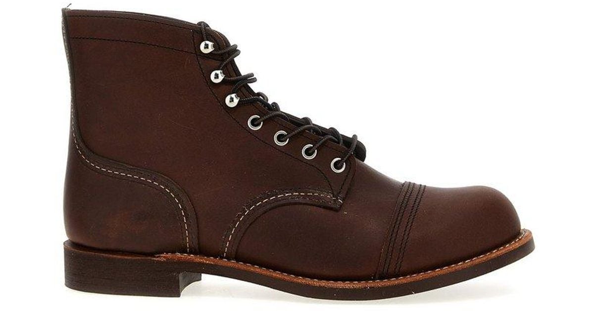 Red Wing Iron Ranger Boots in Brown for Men | Lyst