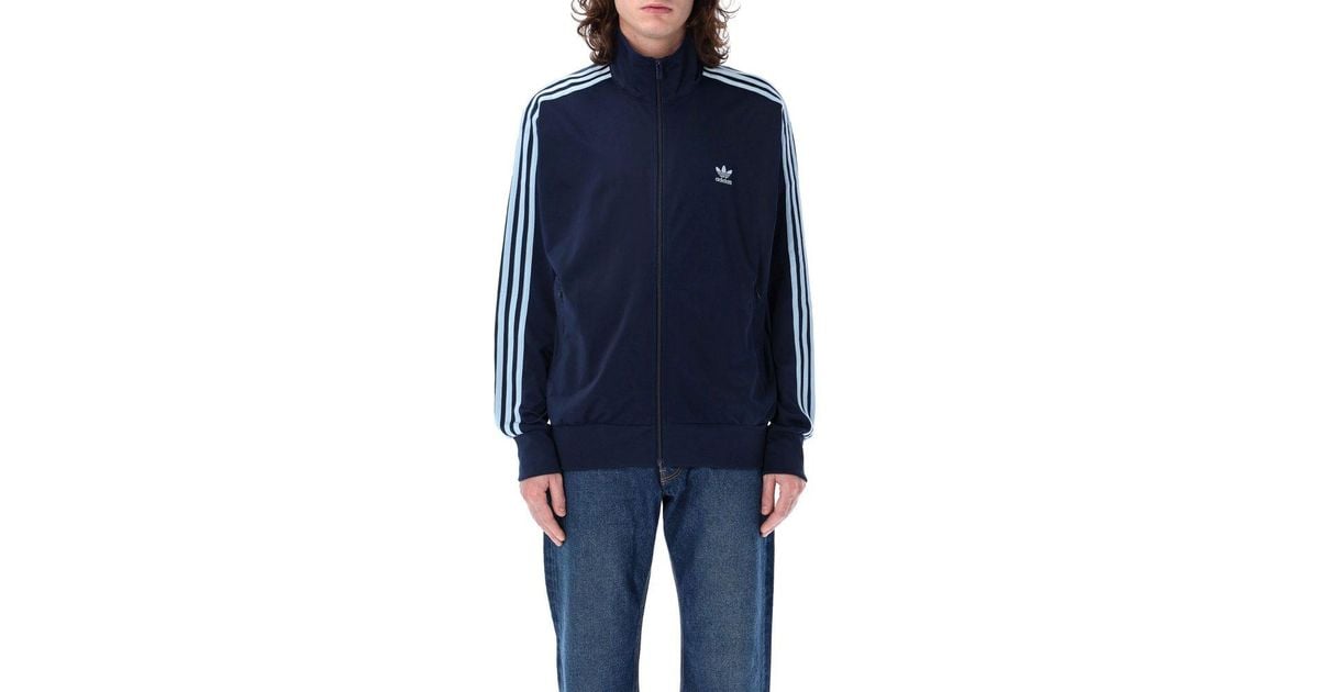 adidas Originals Adicolor Classics Firebird Track Top in Blue for Men | Lyst