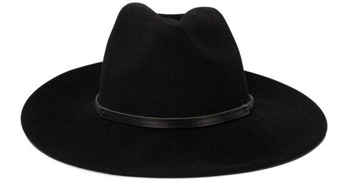 Barbour "Fedora Tack" Hat in Black | Lyst