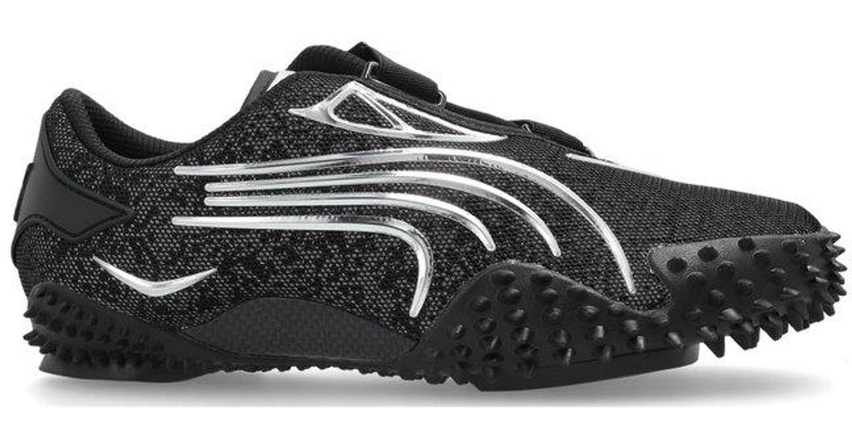 PUMA Mostro Metallic Low-Top Sneakers in Black | Lyst UK