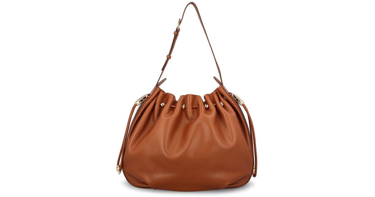 Zimmermann Halcyon Large Bucket Bag in Brown | Lyst