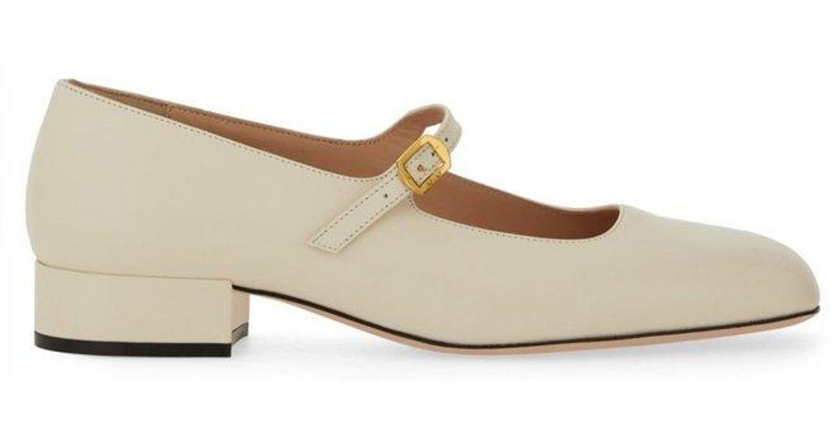 Bally Block Heel Rina Pumps in White | Lyst