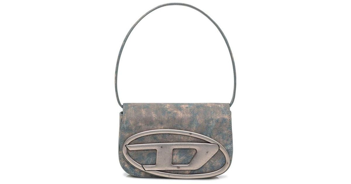 DIESEL 1Dr-Iconic Shoulder Bag in Gray | Lyst