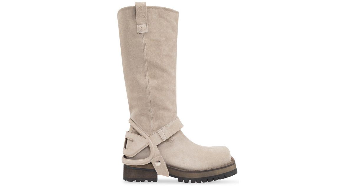 DIESEL Boots D Texan 2 in Brown | Lyst