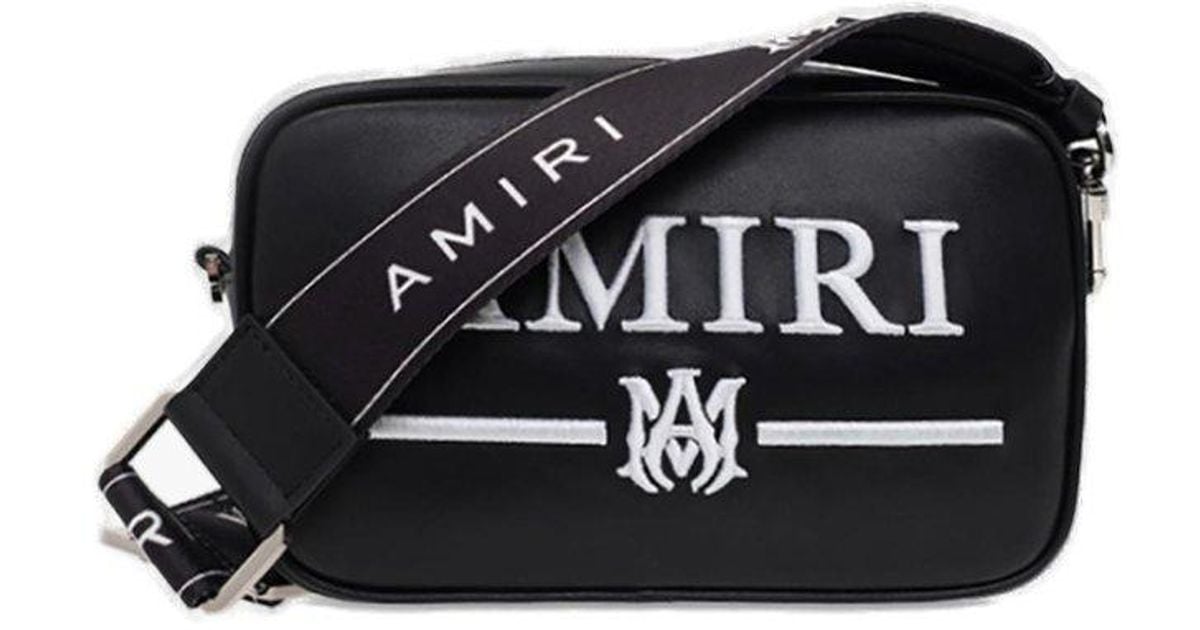 Amiri Leather Shoulder Bag in Black for Men | Lyst