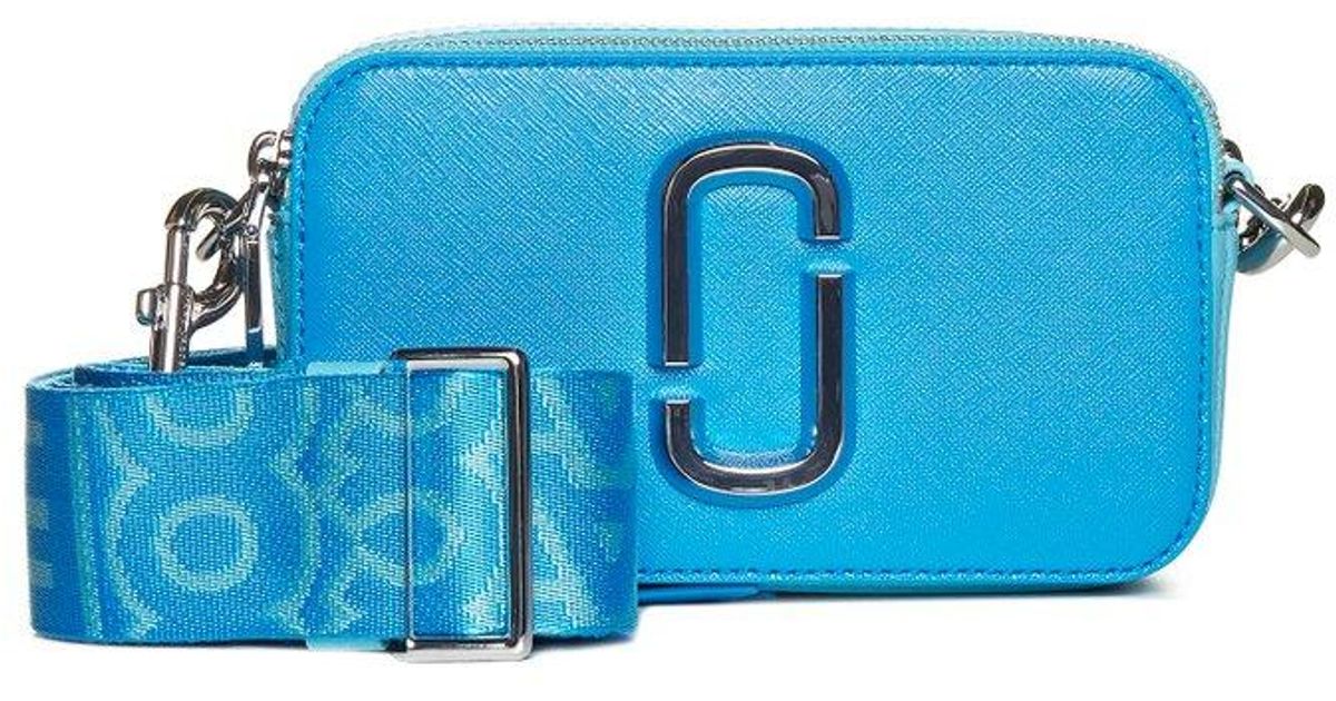 Marc Jacobs The Bi-color Snapshot Bag in Blue | Lyst