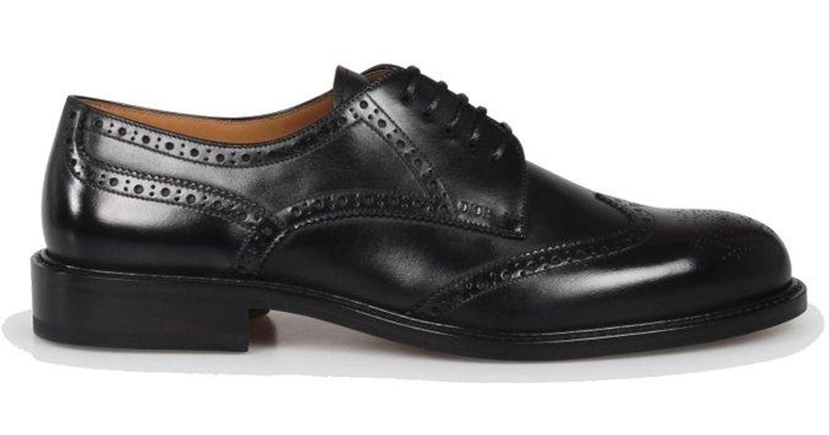 Dior Embassy Brogue Derby Shoes in Black for Men | Lyst