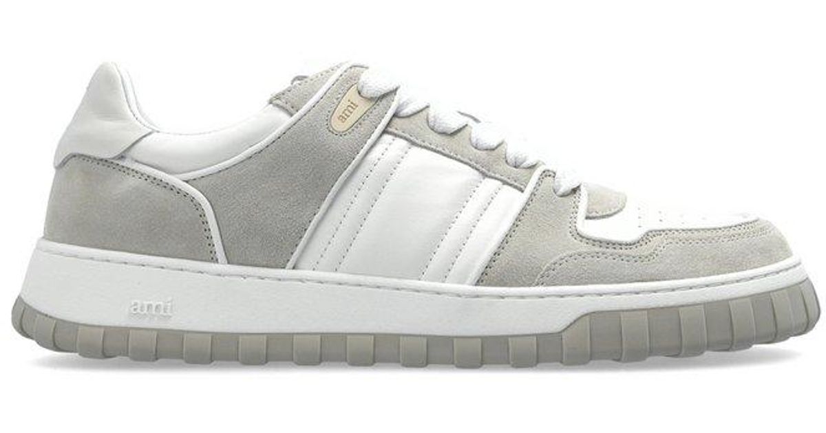 Ami Paris Sneakers Mid in White for Men | Lyst