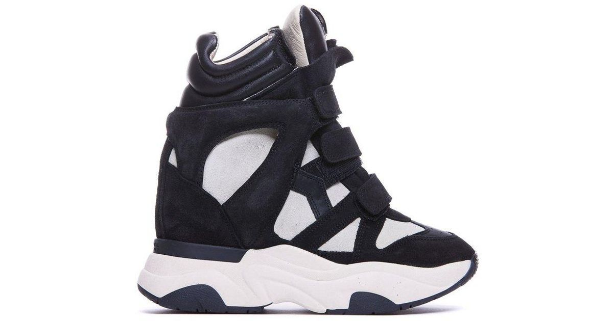 Isabel Marant Balskee Platform Wedge Sneakers in Blue | Lyst