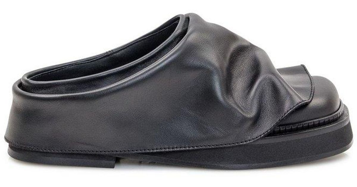 The Attico Mini Robin Sabot Shoes in Black | Lyst