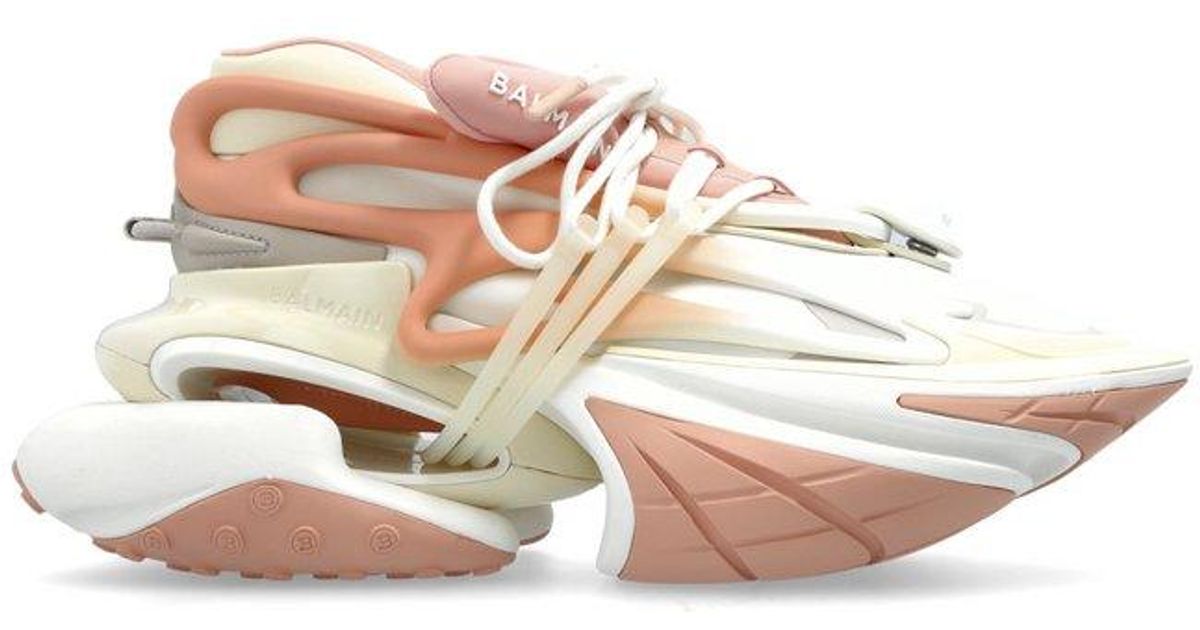 Balmain Unicorn Low Trainers in White | Lyst